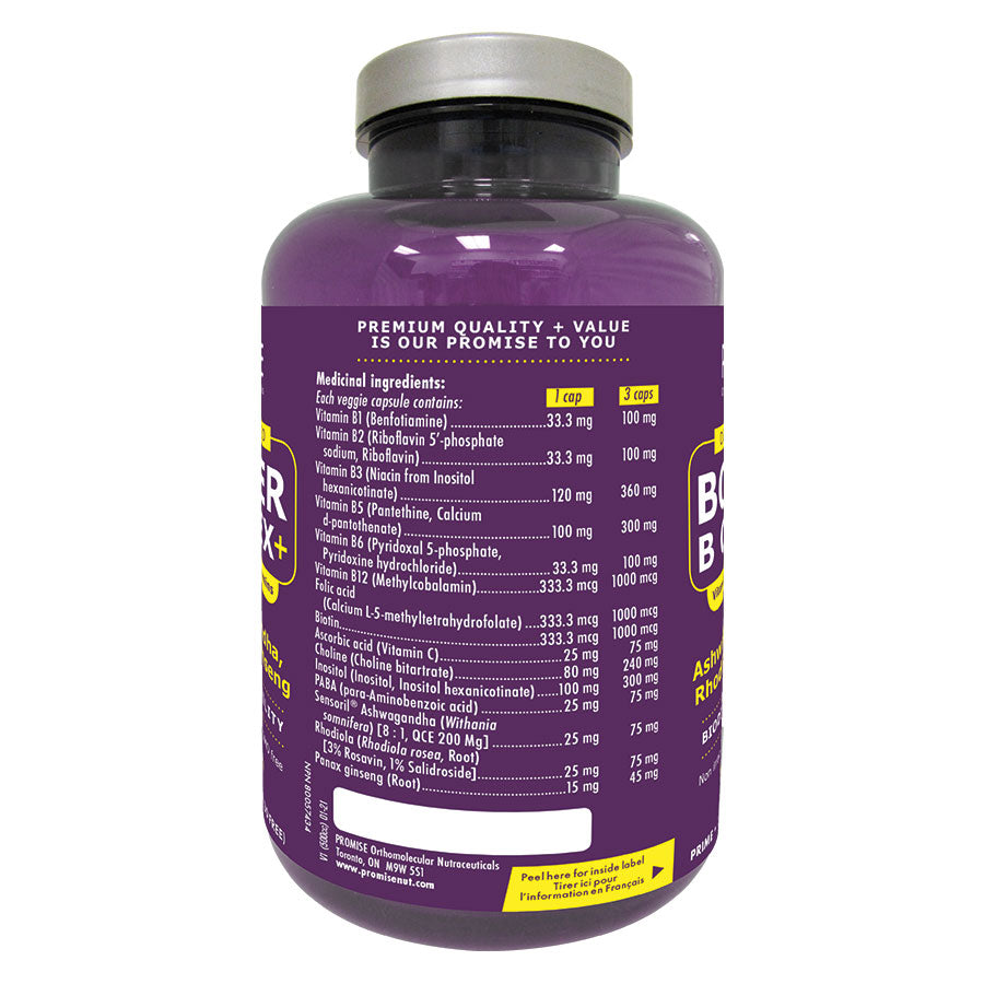 Promise Booster B Complex+ - 150 vcaps – Promise Orthomolecular ...